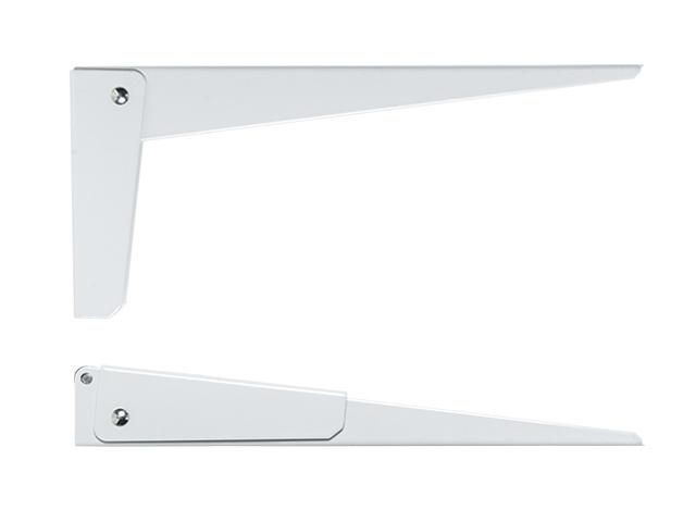 Sulankstomas lentynos laikiklis 300 x 130 mm, baltos sp. - ermitazas.lt