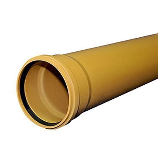 PVC lauko kanalizacijos vamzdis WAVIN, DN160 x 4,0 x 2000 - ermitazas.lt