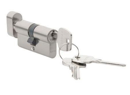 Spynos cilindras su suktuku FORTEX 35ME, 35 x 45 mm, 3 raktai, chromos ...