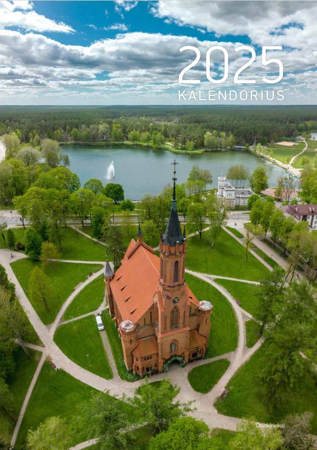 Kalendorius 2025 LIETUVA, A4, 2 - jų rūšių - ermitazas.lt