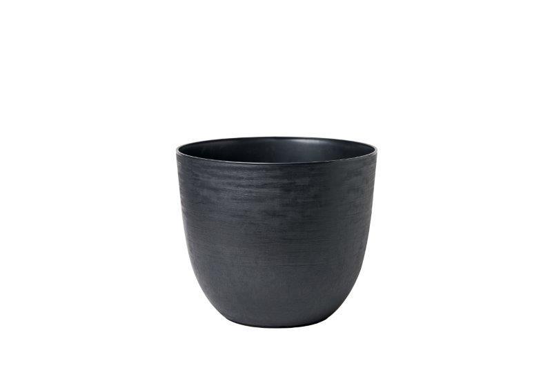 Plastikinis vazonas TERA OVER 38, juodos sp., 38 x 38 x 62 cm - ermitazas.lt