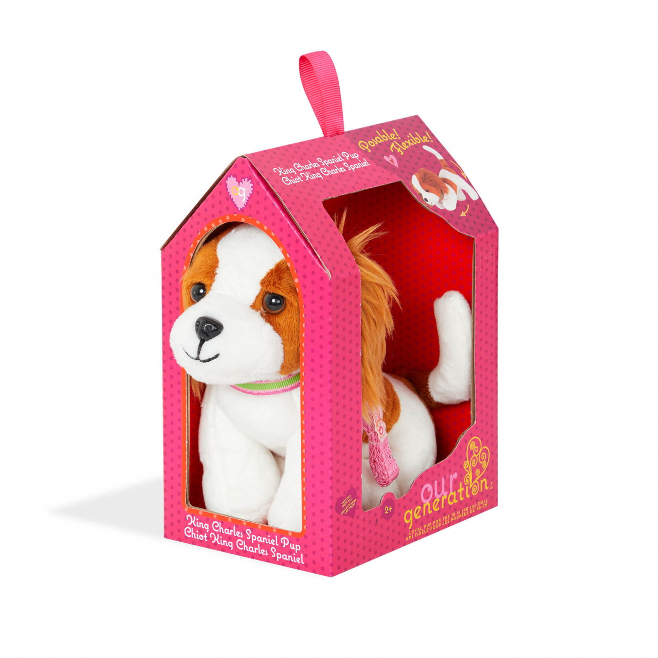 OUR GENERATION šuniukas spanielis King Charles, 15 cm, BD35187Z ...
