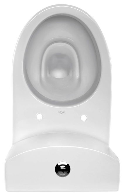 Unitazo komplektas CERSANIT PARVA, pastatomasis, su dangčiu, 3/6 l ...