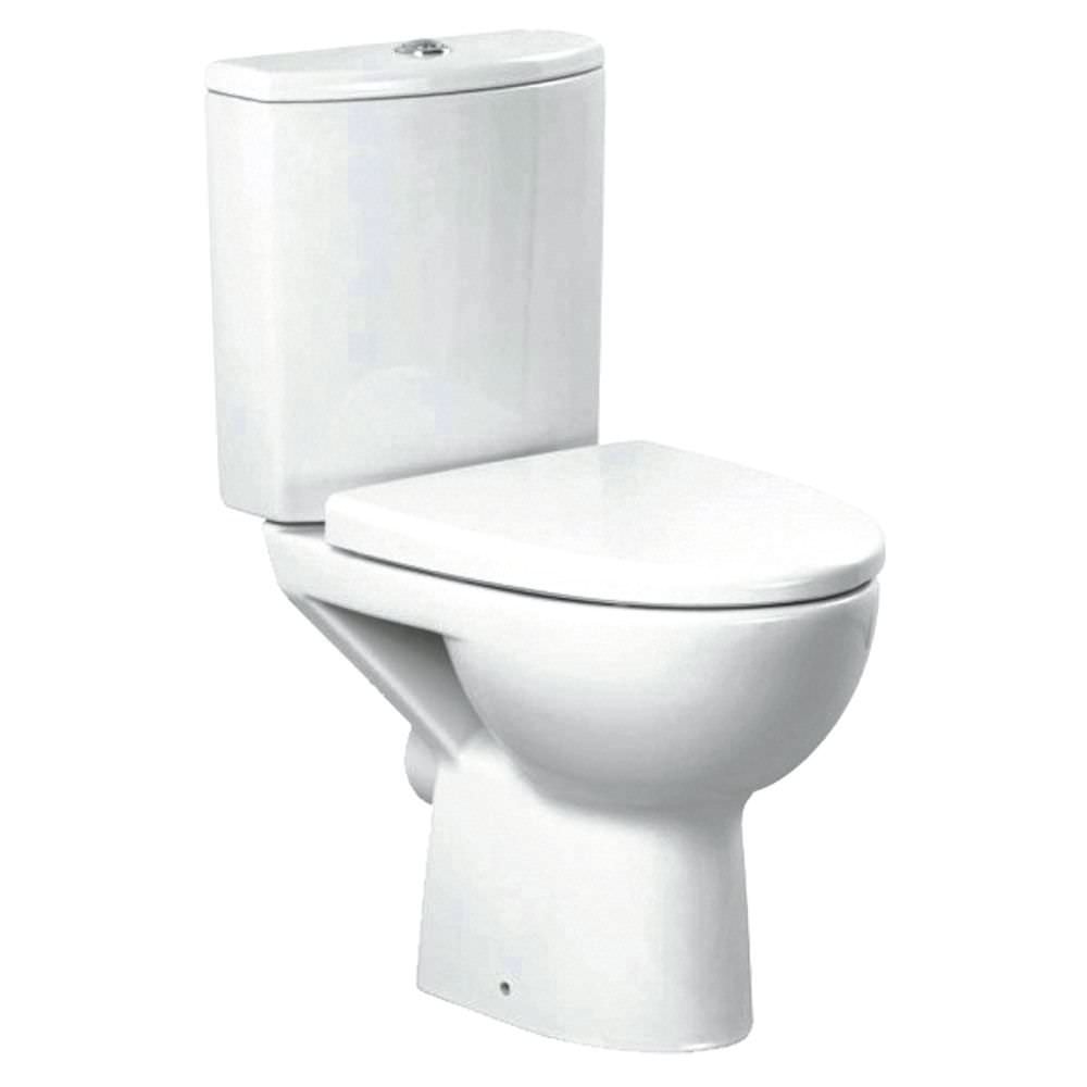 Unitazo komplektas CERSANIT PARVA, pastatomasis, su dangčiu, 3/6 l ...