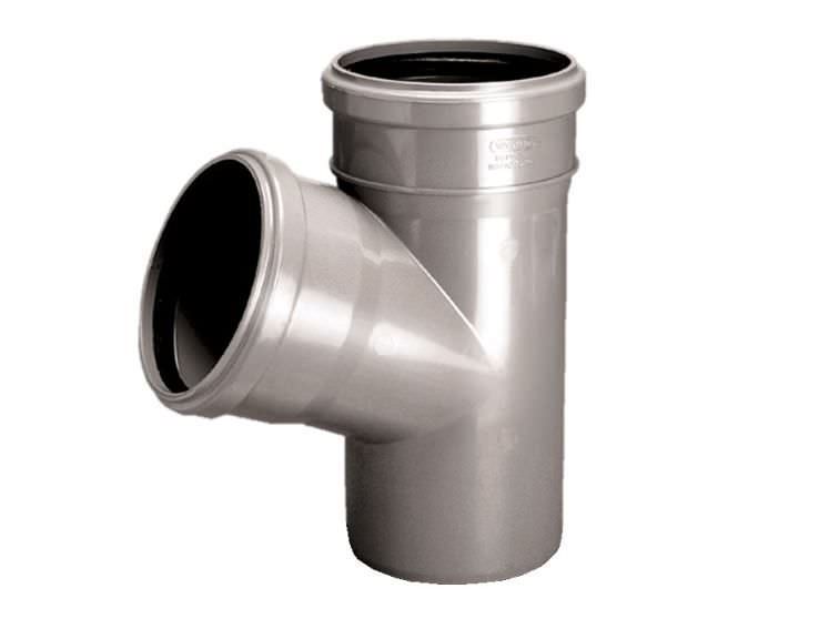 PVC vidaus kanalizacijos trišakis WAVIN, DN110 x 110 x 67° - ermitazas.lt