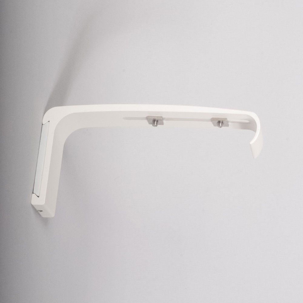 Karnizo laikiklis UNIVERSAL, mat. baltos sp., 14 cm - ermitazas.lt