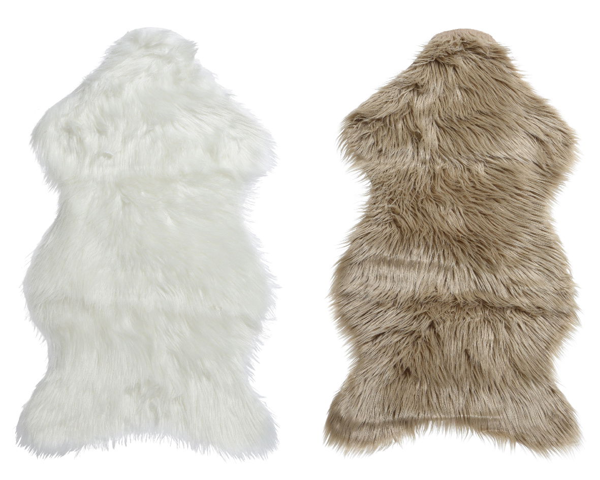 Dirbtinis kailis DECORIS, 2 - jų sp., 50 x 90 cm, 100 % poliesteris ...