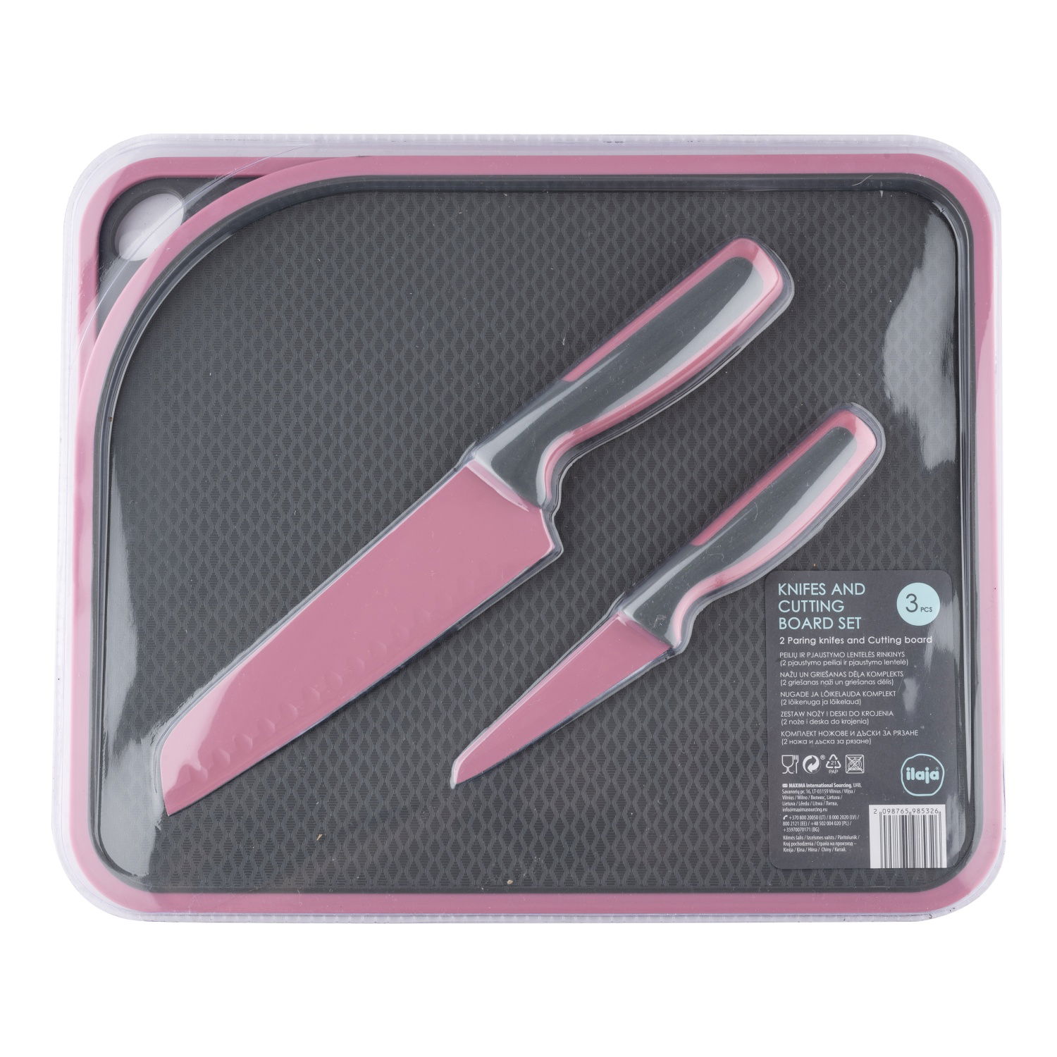 Peilio ir pjaustymo lentelės rinkinys ILAJA - ermitazas.lt