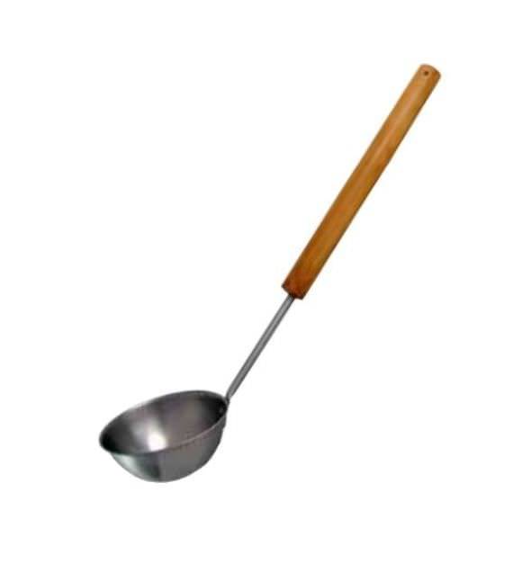 Pirties samtis SAUNIA, 45 cm, nerūd. plieno, tikmedžio rankenėlė ...