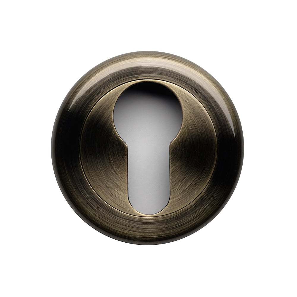 Durų cilindro apyraktė 17, universali, sendinto žalvario sp. - ermitazas.lt