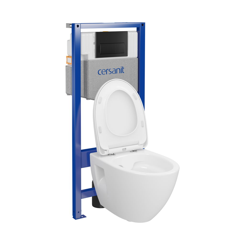 Unitazo komplektas CERSANIT AVEDO PLUS, potink. rėmas, unitazas,l ...