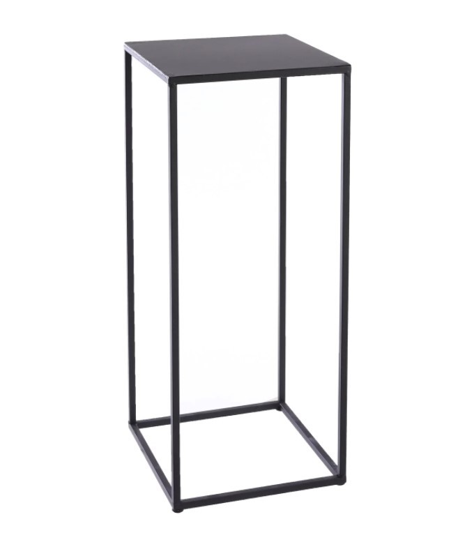 Augalų stovas QUINTY, juodos sp., 20 x 20 x 50 cm - ermitazas.lt