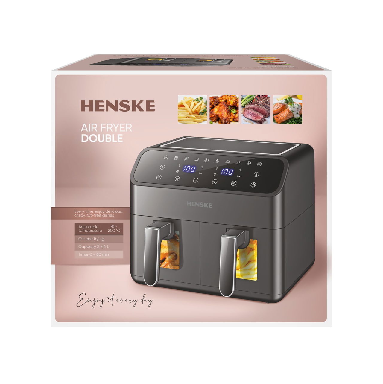 Karšto oro gruzdintuvė HENSKE DH-901A - ermitazas.lt