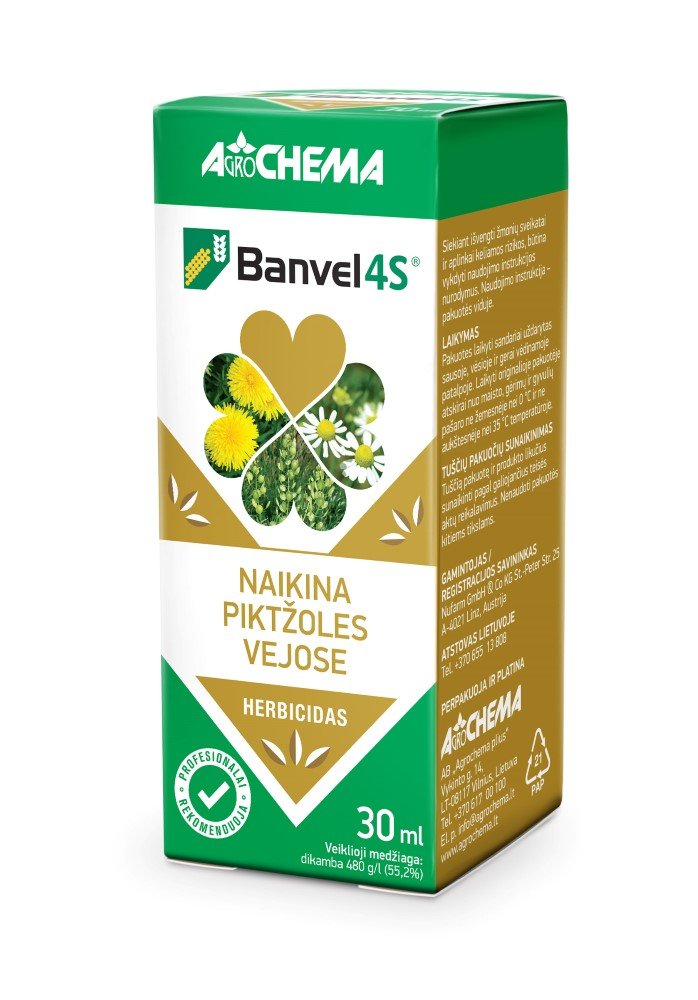 Herbicidas BANVEL, 30 ml - ermitazas.lt