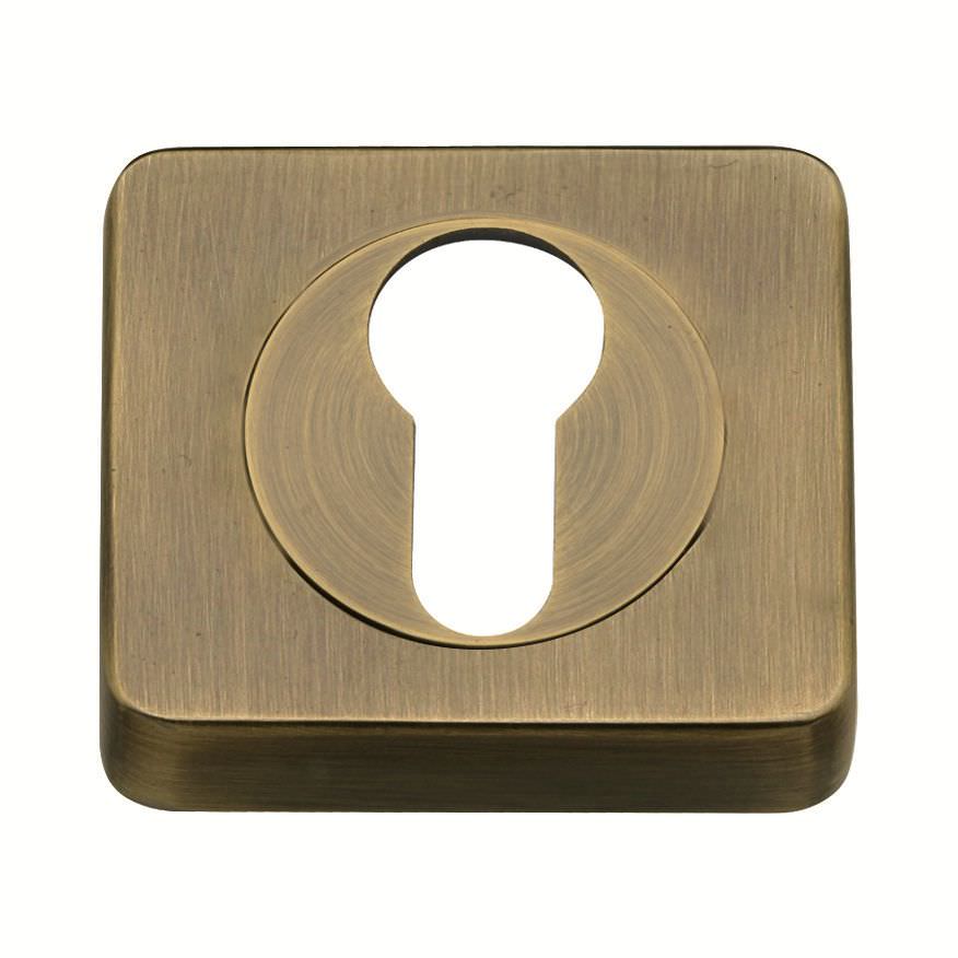 Durų cilindro apyraktė, PLT-24Z-Y-KW, universali, sendinto žalvario sp. - ermitazas.lt