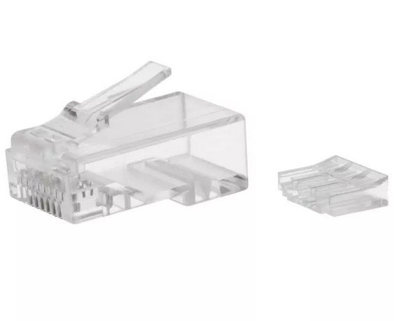 RJ45 jungtis UTP kabeliui CAT6, 20 vnt. - ermitazas.lt