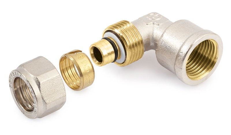 Užveržiama alkūnė GENERAL FITTINGS, DN26 x 3/4, vid. sr. - ermitazas.lt