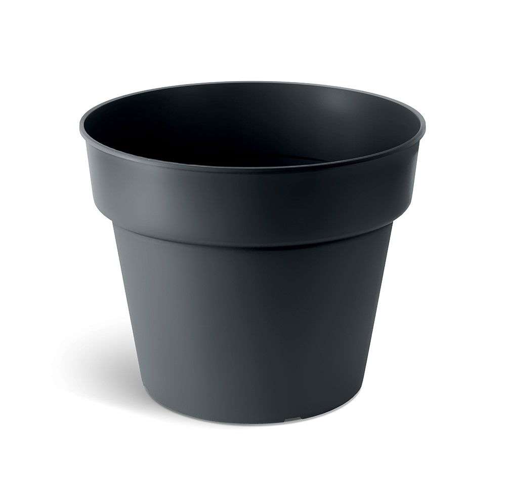 Plastikinis vazonas PLANTI, juodos sp., 20 x 16 cm - ermitazas.lt
