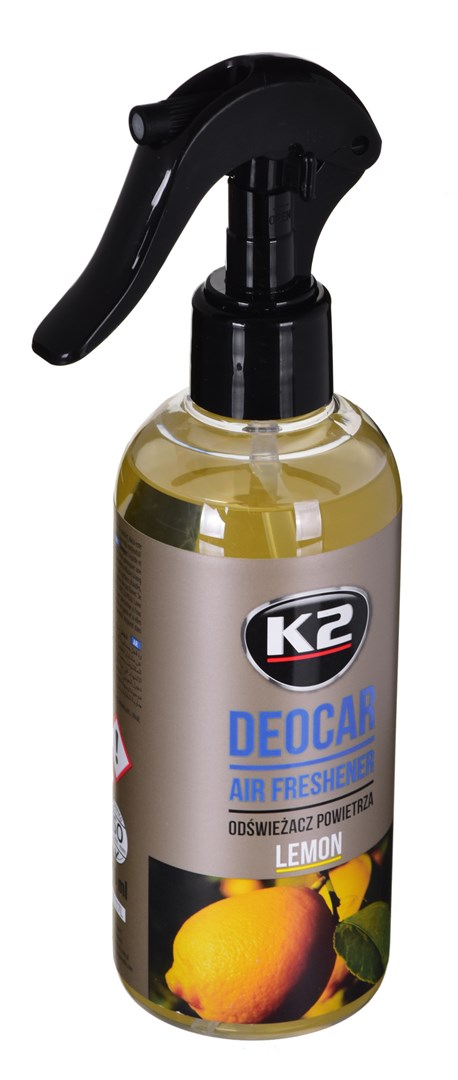 Automobilinis oro gaiviklis K2 DEOCAR LEMON, 250 ml - ermitazas.lt