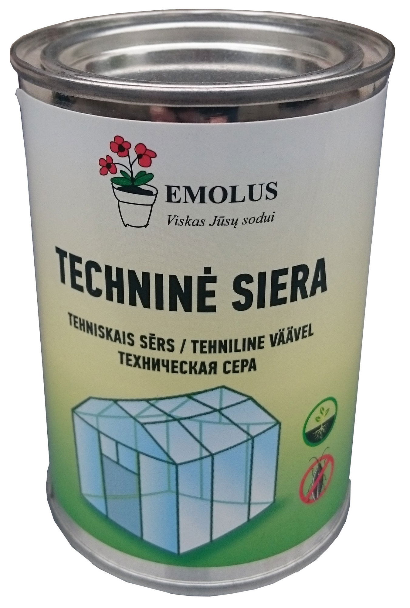 Sieros dūmadėžė, techninė siera, 450 g - ermitazas.lt