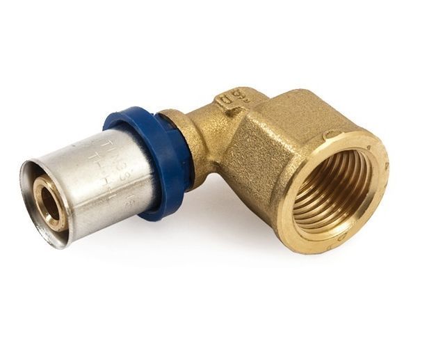 Presuojama alkūnė GENERAL FITTINGS, DN18 x 1/2, vidinis sr. - ermitazas.lt