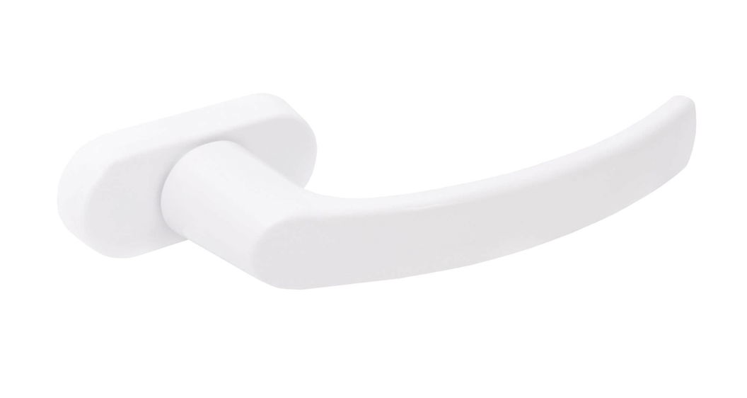 Lango rankena, plastikinė, baltos sp. - ermitazas.lt