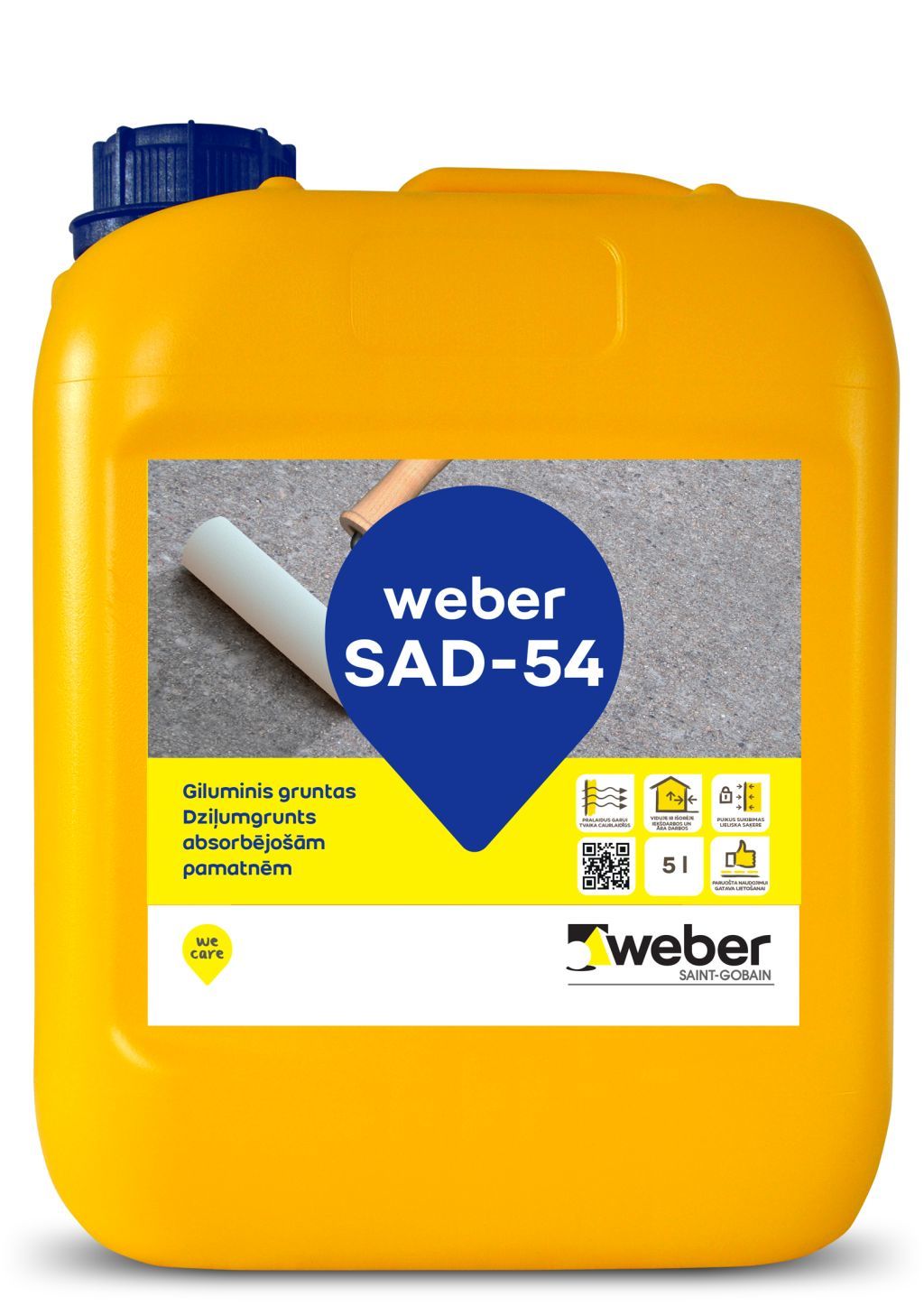 Giluminis gruntas WEBER SAD-54, 5 l - ermitazas.lt