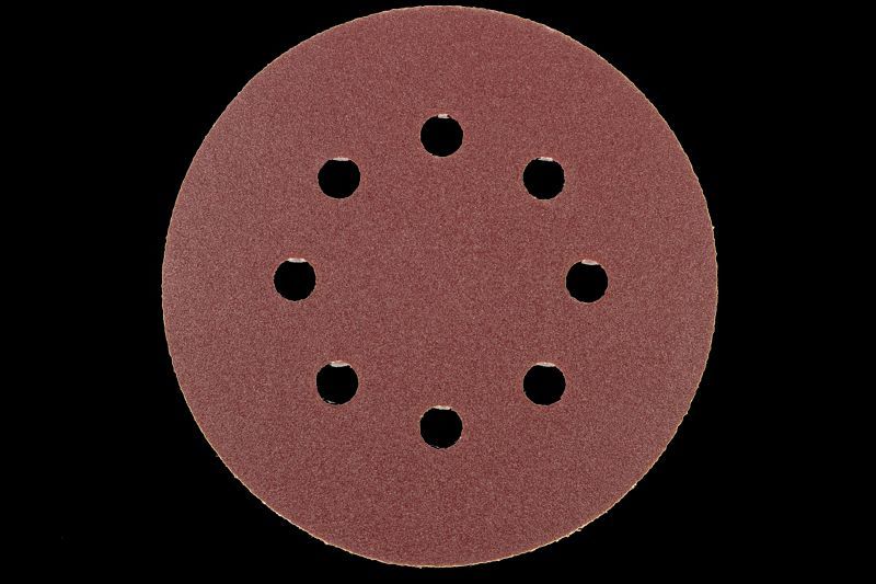 Šlifavimo diskelis CORTEX, 125 mm, 8 skylės, F150, su veliūru ...