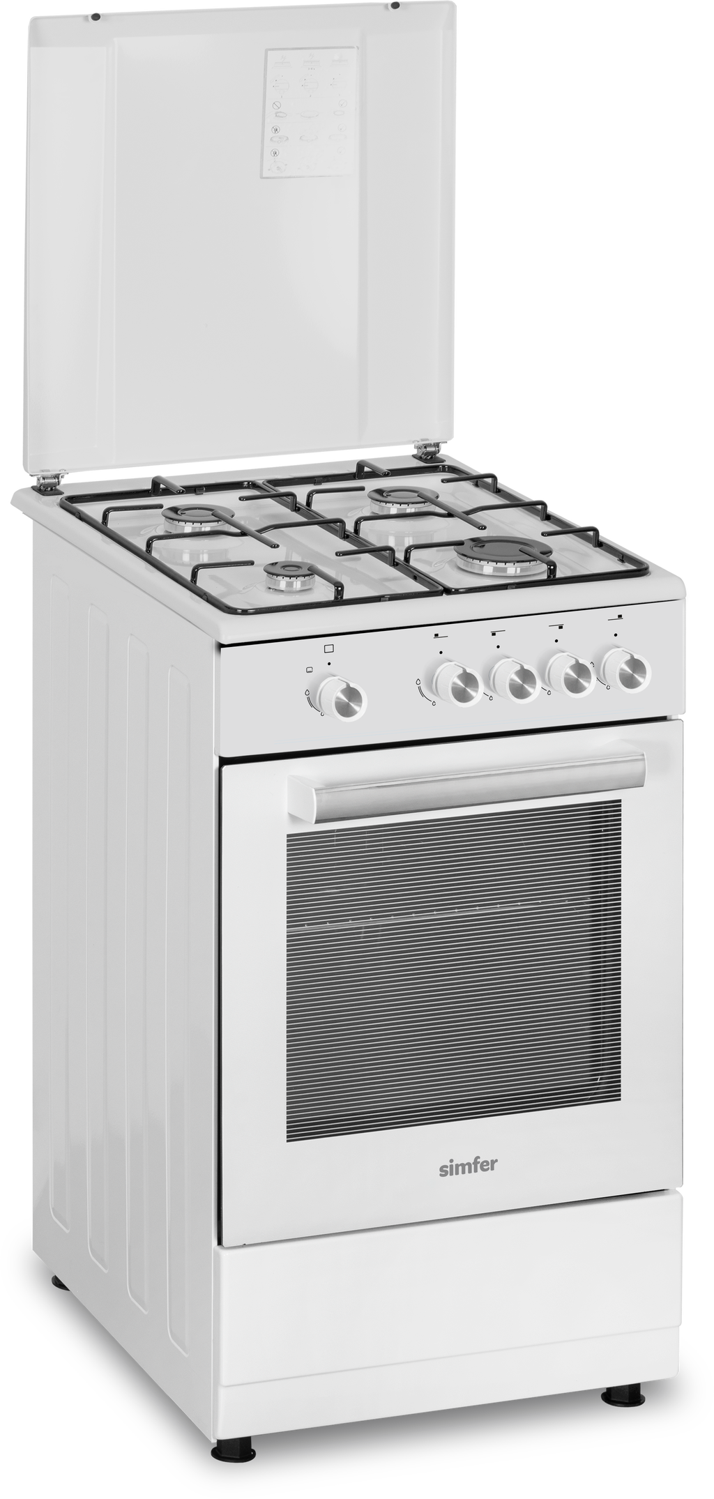 Dujinė viryklė su dujine orkaite Simfer 4401SGRBB.1 - ermitazas.lt