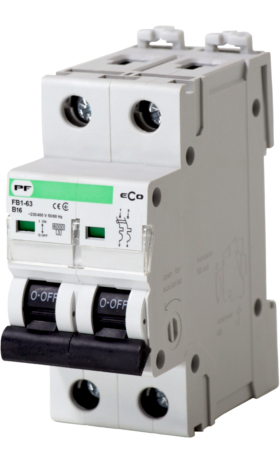 Automatinis jungiklis Promfactor 2P B 16A 6kA - ermitazas.lt