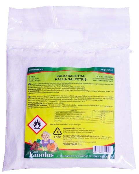 Kalio salietra, 1 kg - ermitazas.lt