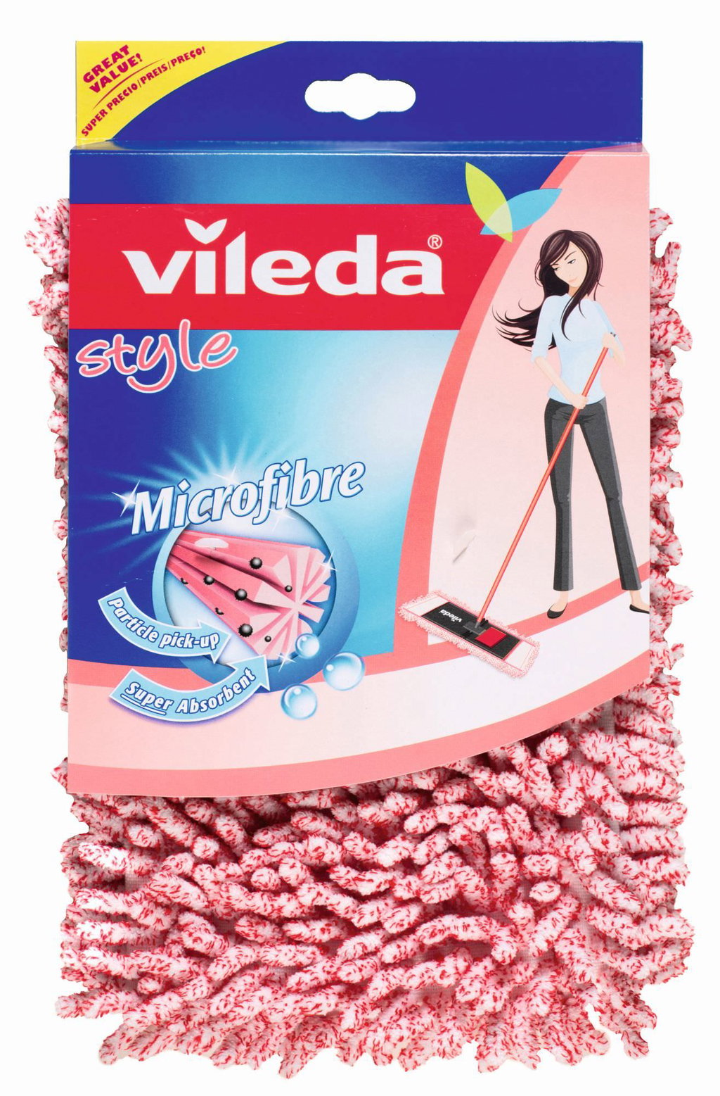 Grindų šluostė VILEDA Style - ermitazas.lt
