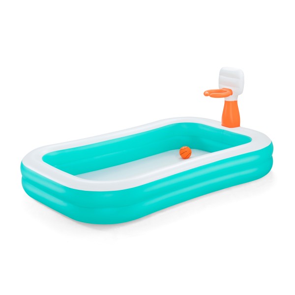 Pripučiamas baseinas BESTWAY Dunk And Splash, 251 x 168 x 102 cm ...