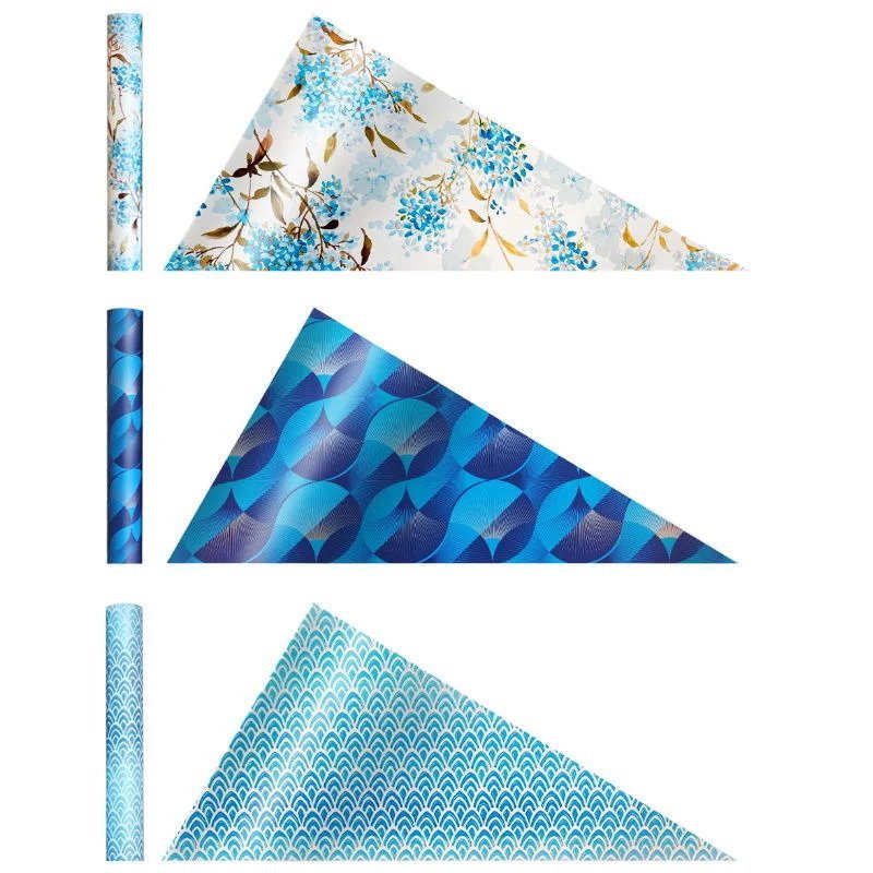 Dovanų pakavimo popierius, įvairių rūšių, 200 x 70 cm - ermitazas.lt