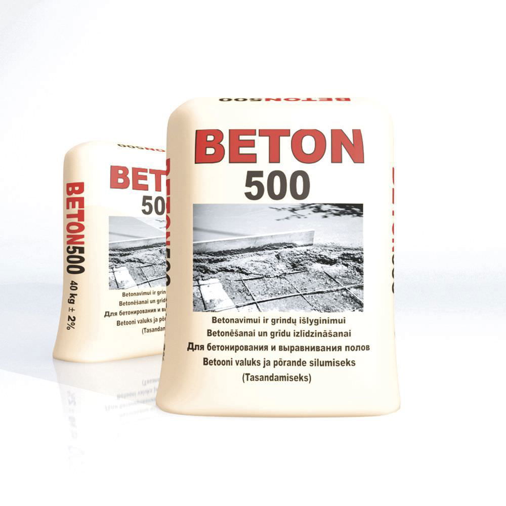 Betonas BETON500, nuo 30 mm, 40 kg - ermitazas.lt