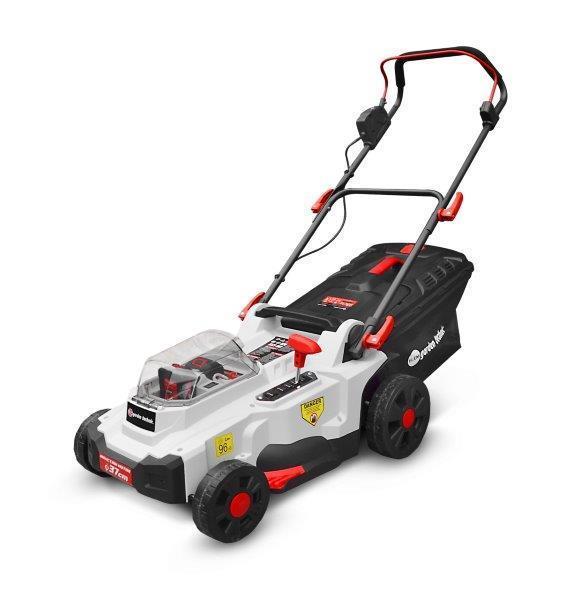 Akumuliatorinė vejapjovė ELEM, 2 x 20 V, 2 x 2,0 Ah, 37 cm, 35 l ...