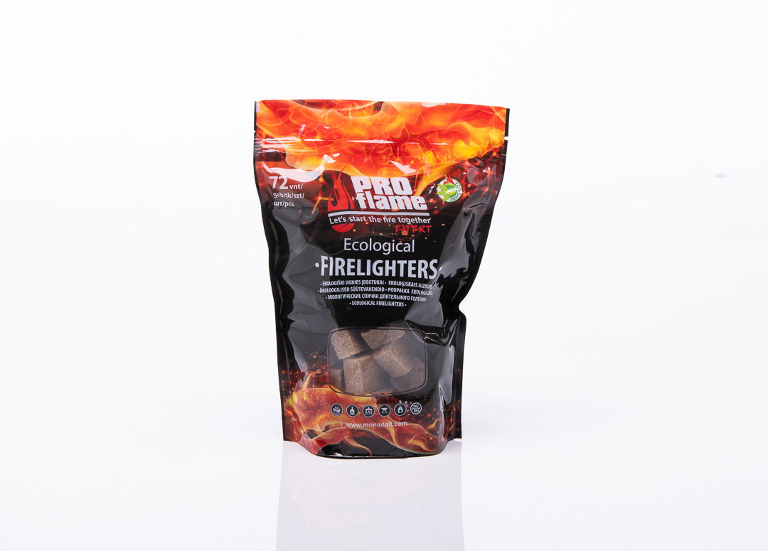 PROflame ekologiški ugnies įdegtukai, 72 vnt. - ermitazas.lt