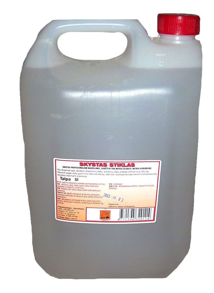 Skystas stiklas, 5 l - ermitazas.lt