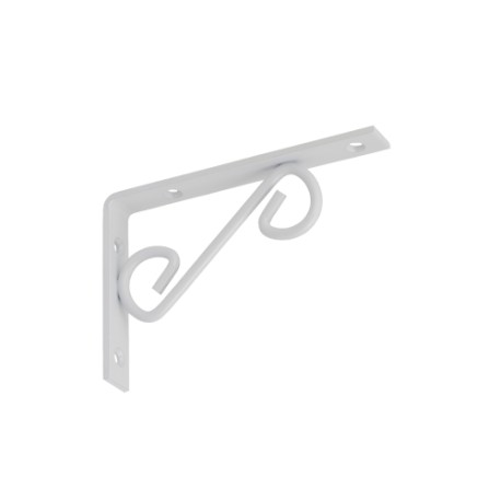 Lentynos laikiklis su ornamentais 150 x 100 mm, baltos sp. - ermitazas.lt